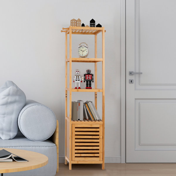 Wood linen tower store